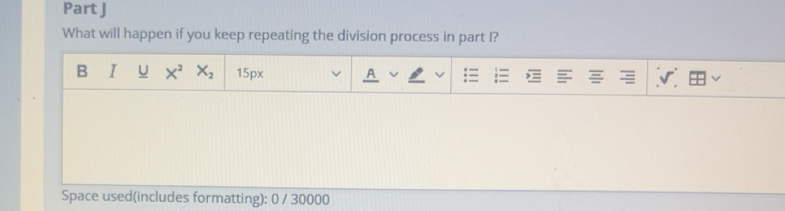 Solved: What will happen if you keep repeating the division process in ...
