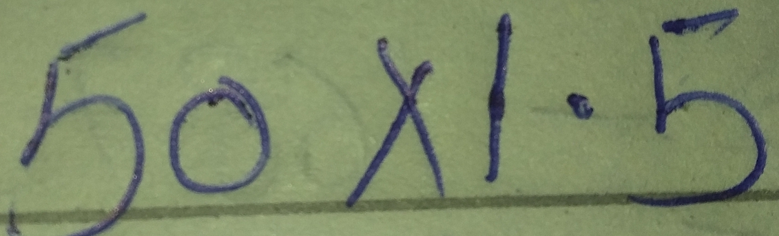 Solved: 50 * 1.5 [Math]