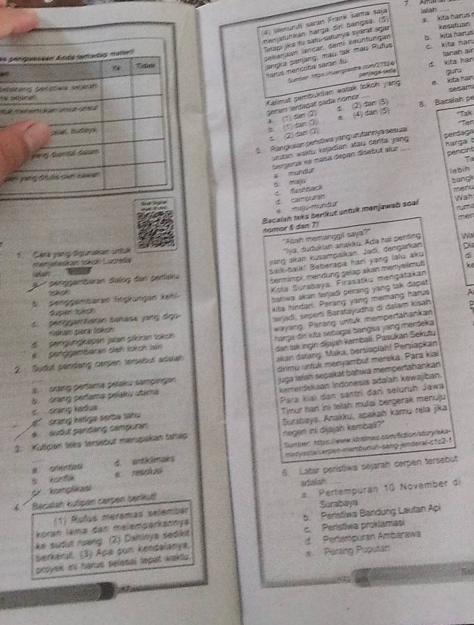 Telah dijawab:Menurti saran Frank Sama saja ialah_ nanjatühkan harga ...