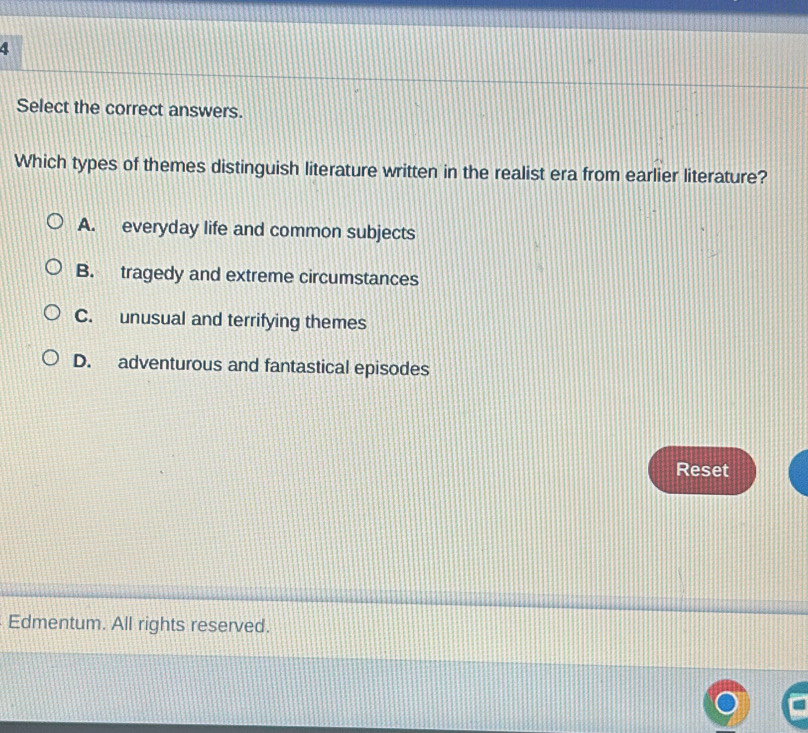 Solved: Select the correct answers. Which types of themes distinguish ...