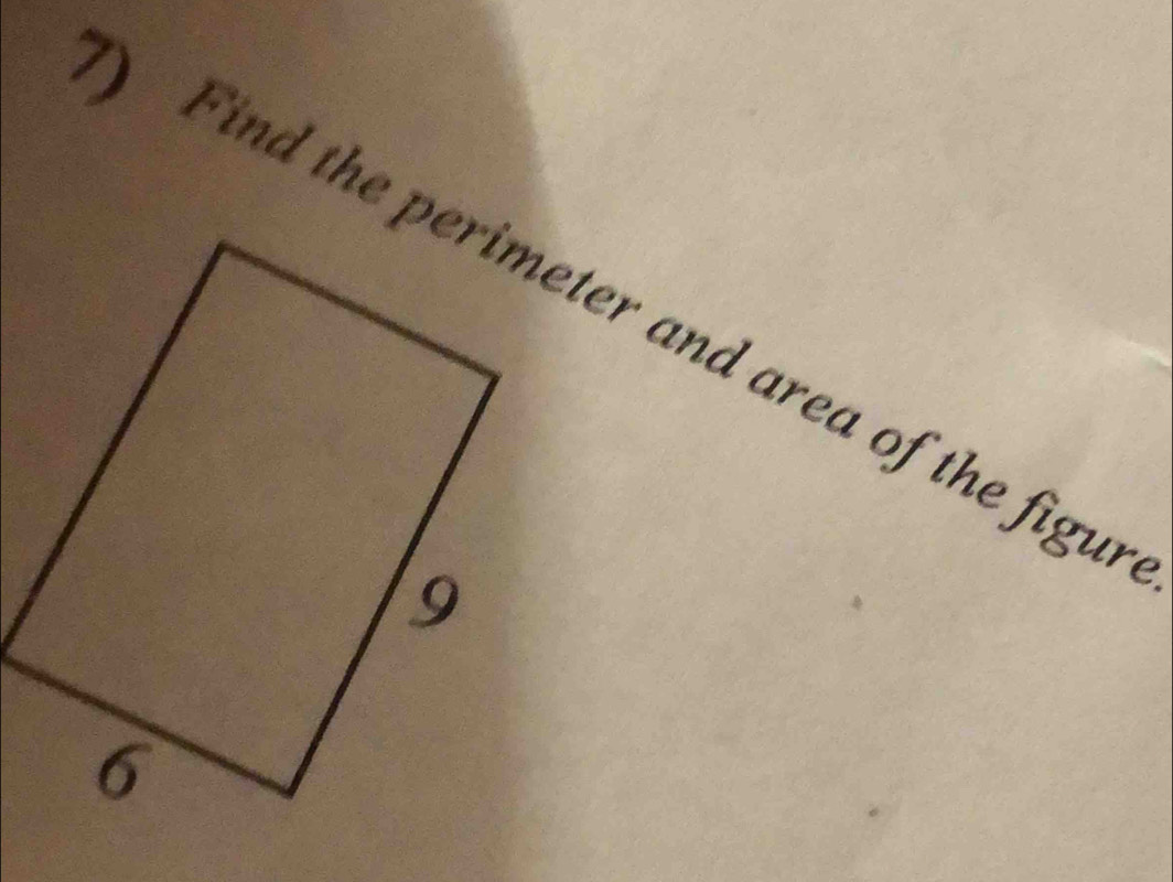 Solved: Find the perimeter and area of the figu. [Math]