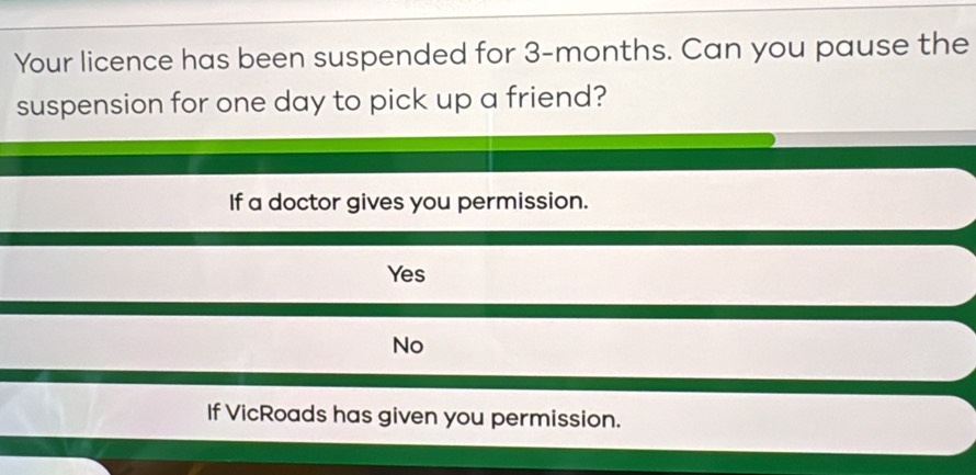 Solved: Your licence has been suspended for 3-months. Can you pause the ...