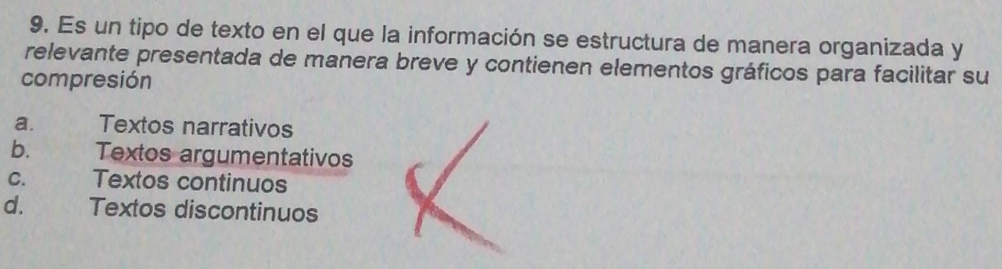 Resuelto:Es un tipo de texto en el que la información se estructura de ...