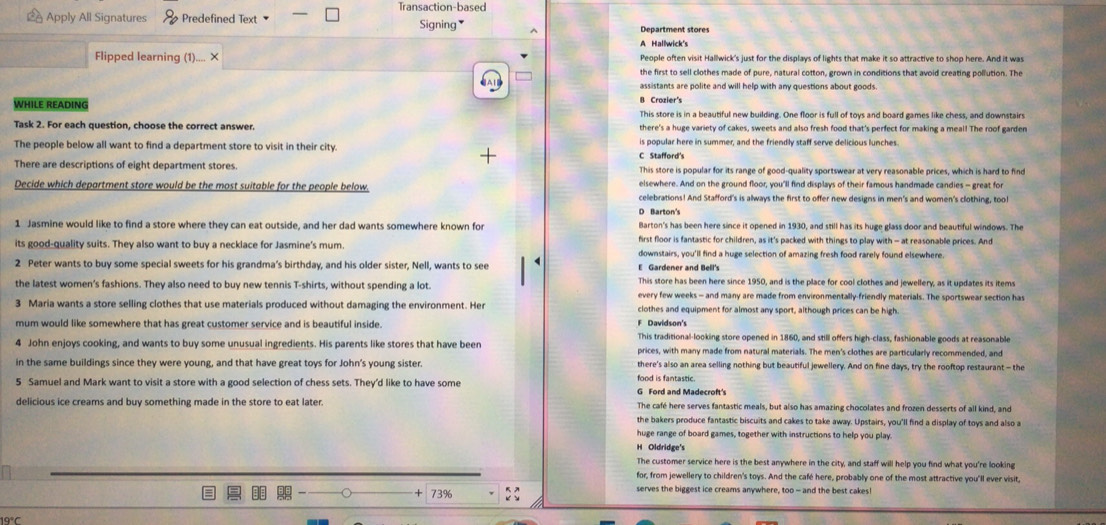 Giải quyết:Transaction-based Apply All Signatures Predefined Text ...