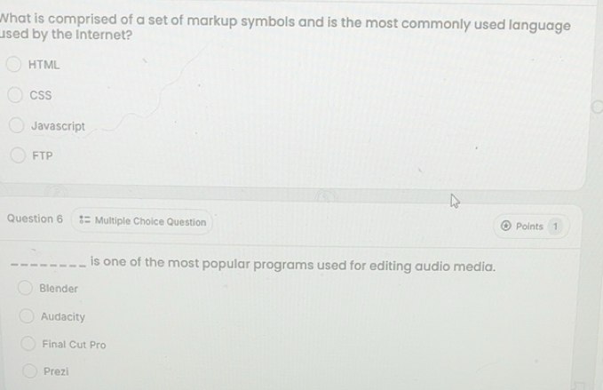 Solved: What is comprised of a set of markup symbols and is the most ...