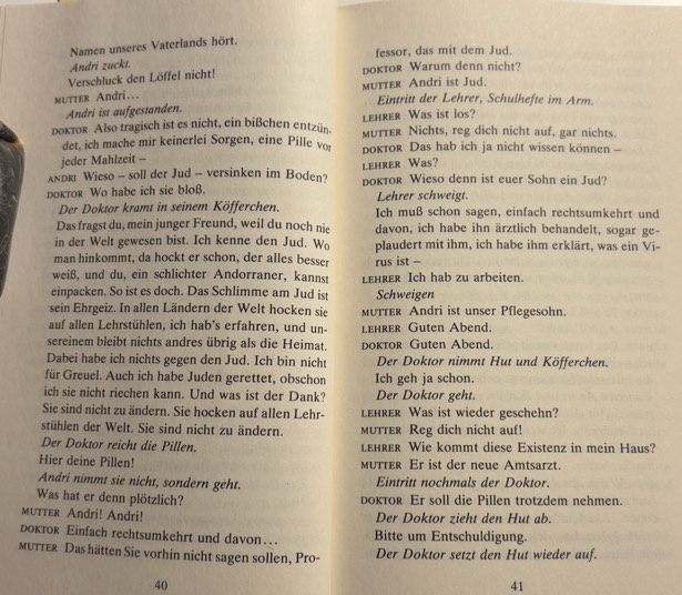 Gelöst:Namen unseres Vaterlands hört. fessor, das mit dem Jud. Andri ...