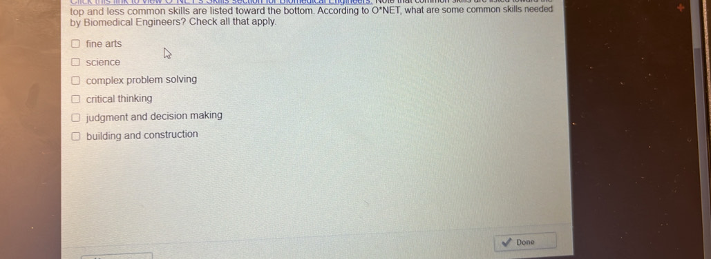 Solved: top and less common skills are listed toward the bottom ...