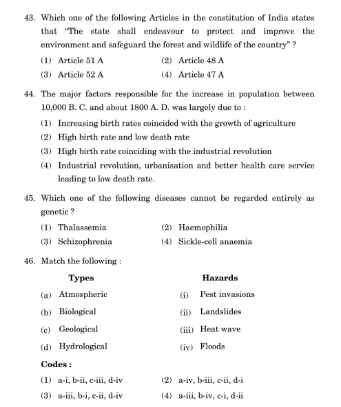 Solved: Which one of the following Articles in the constitution of ...