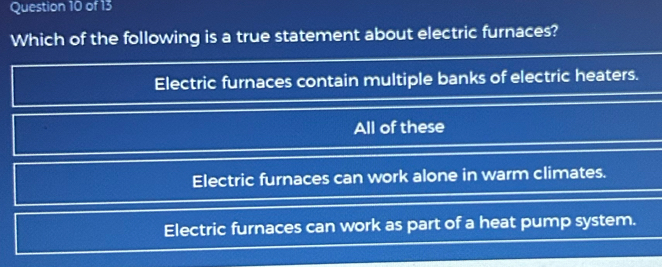Solved: Which of the following is a true statement about electric ...