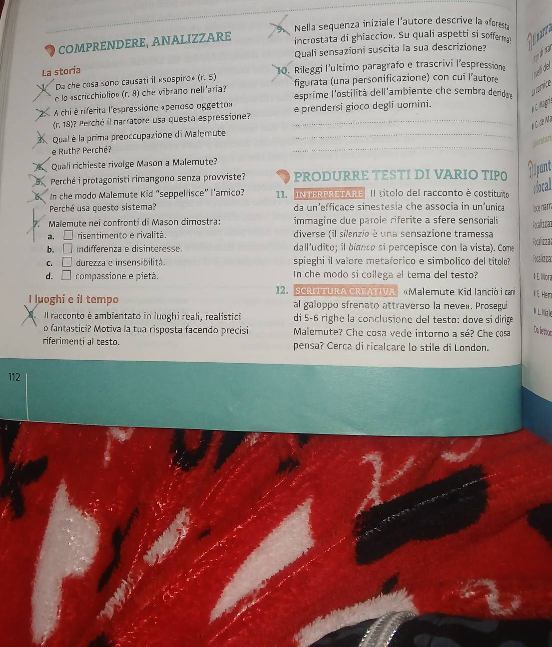 Risolto:Nella sequenza iniziale l'autore descrive la «foresta ...