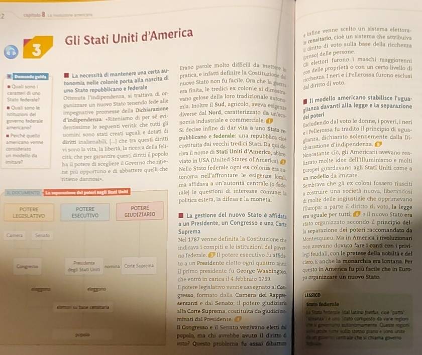 Risolto:cagimto Gli Stati Uniti d’America infine venne scelto un ...