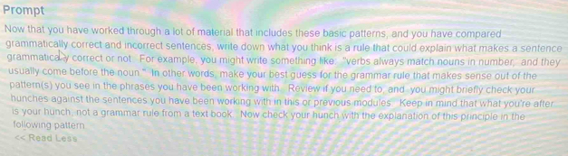 Solved: Prompt Now that you have worked through a lot of material that ...