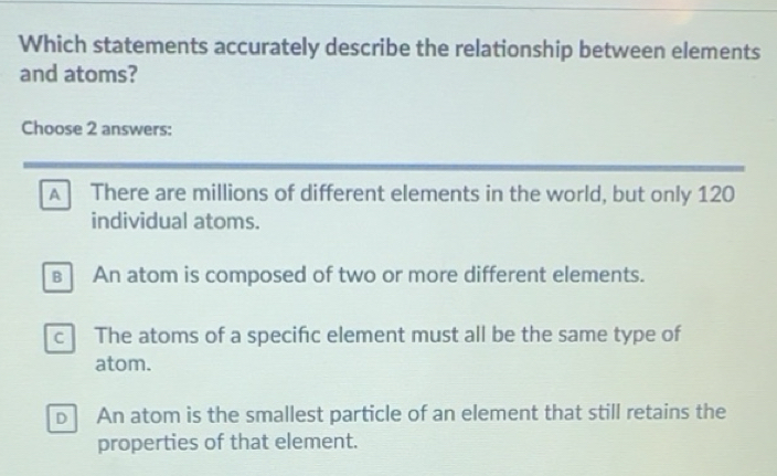 Solved: Which statements accurately describe the relationship between ...