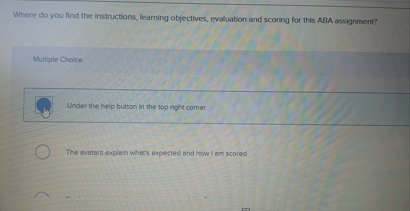 Solved: Where do you find the instructions, learning objectives ...