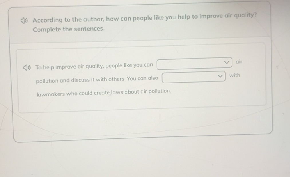 Solved: According to the author, how can people like you help to ...