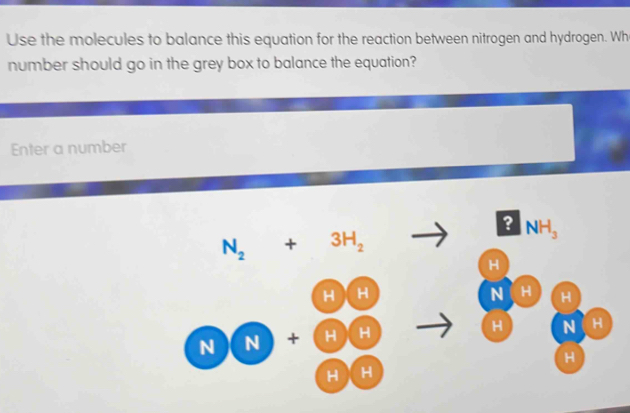 Solved: Use the molecules to balance this equation for the reaction ...