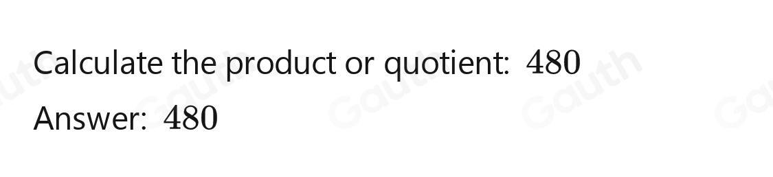 Solved: 160* 3= [Math]