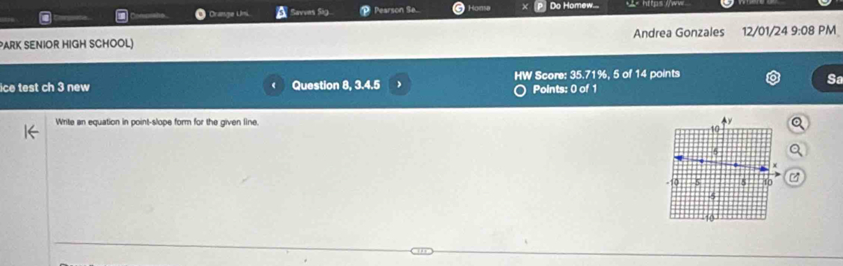 Solved: Do Homew... Crange Uni. Savves Sig. Pearson Se.. https://ww ...