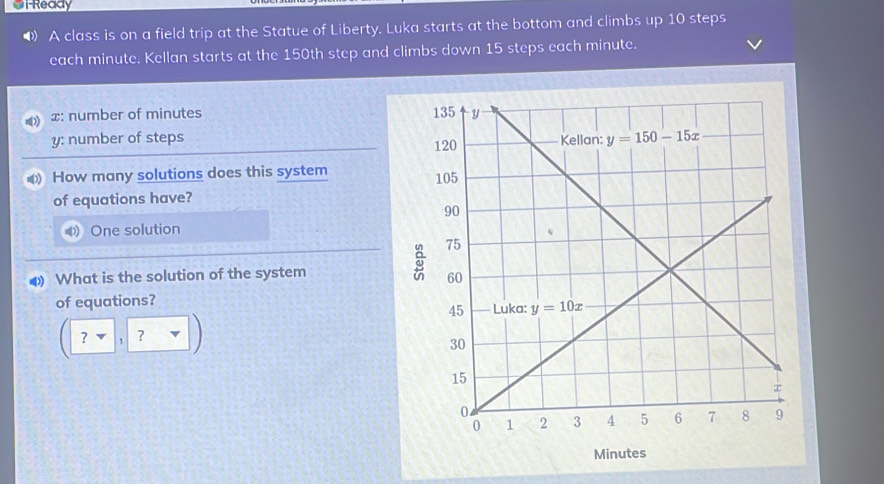 Solved: Si-Ready • A class is on a field trip at the Statue of Liberty ...