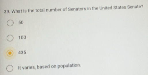 Résolu :What is the total number of Senators in the United States ...