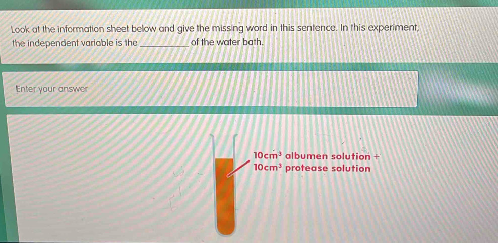 Solved: Look at the information sheet below and give the missing word ...
