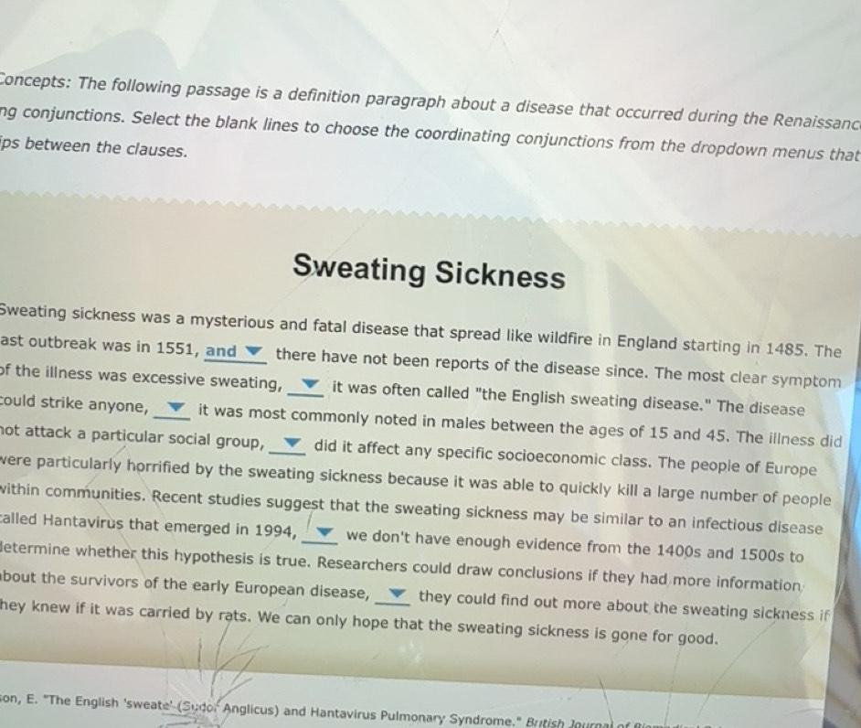 Solved: Concepts: The following passage is a definition paragraph about ...