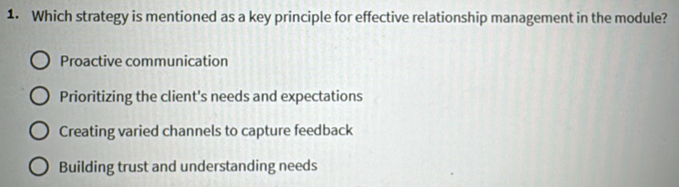 تم الحل:Which strategy is mentioned as a key principle for effective ...