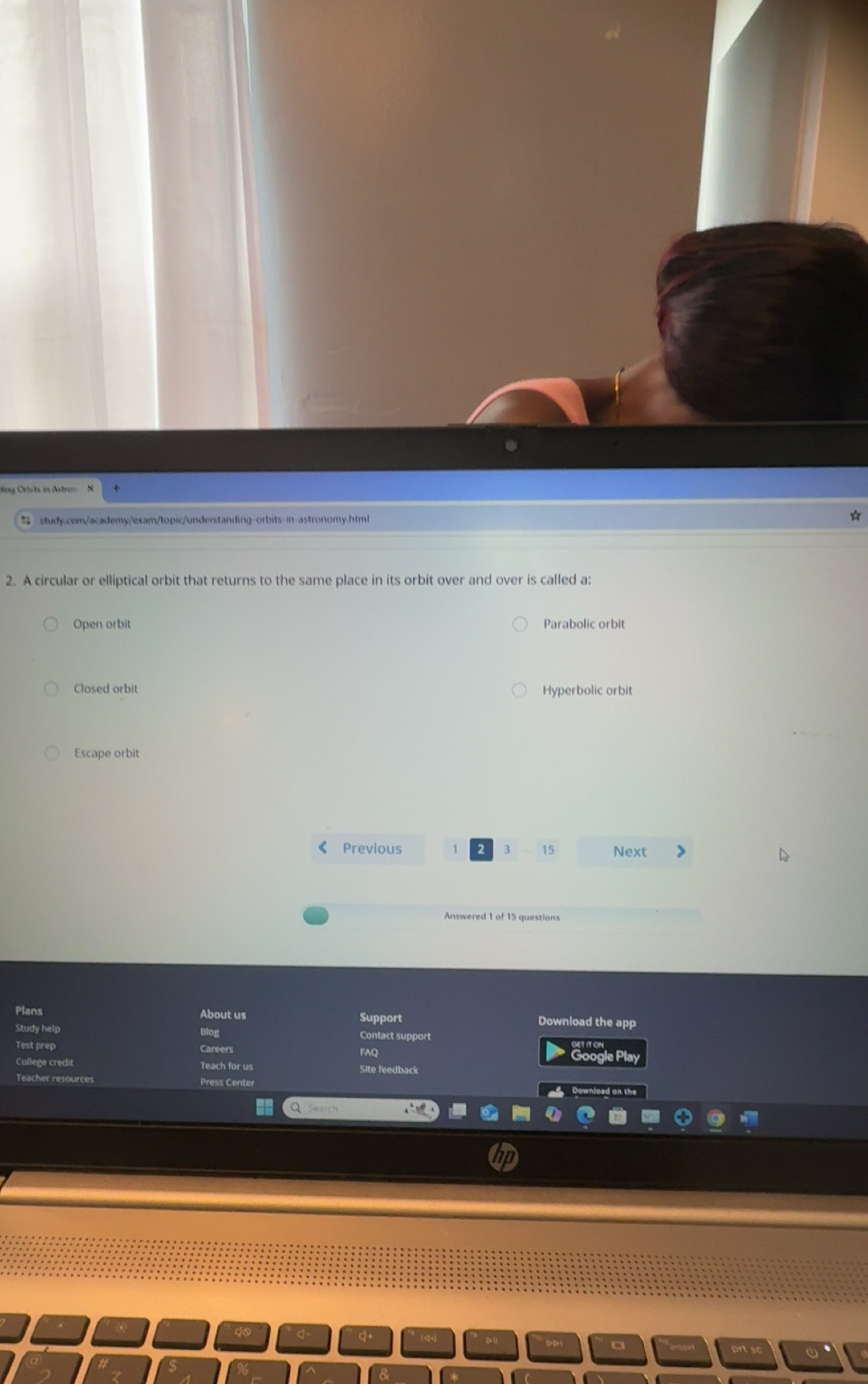 Solved: lng Orbits in Atro # study.com/academy/exam/topic/understanding ...