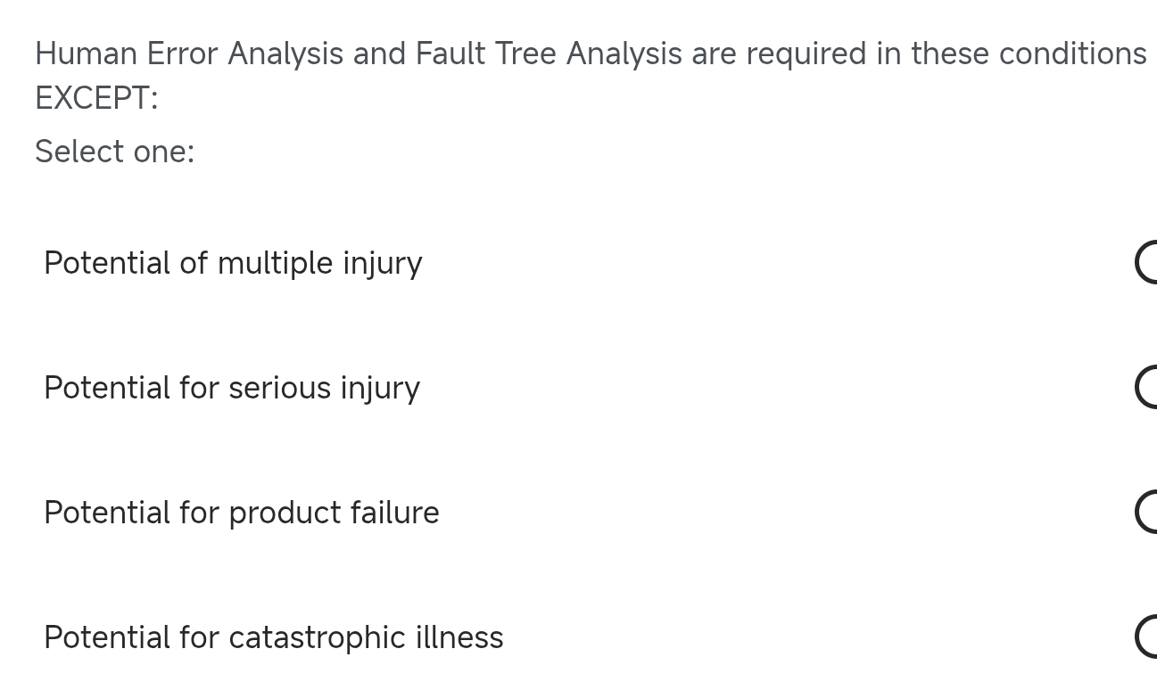 Selesai:Human Error Analysis and Fault Tree Analysis are required in ...