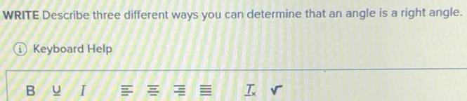 Solved: WRITE Describe three different ways you can determine that an ...