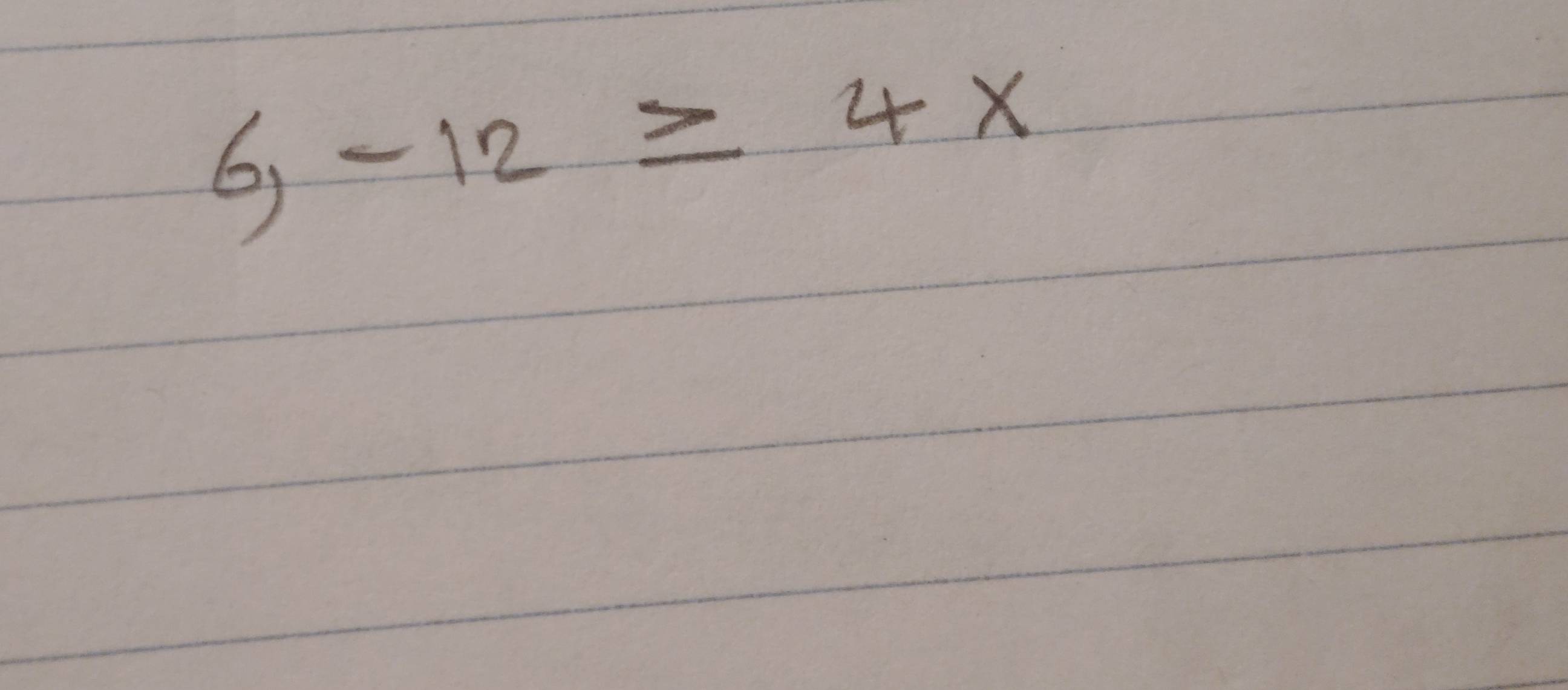Solved: 6,-12≥ 4x [Math]