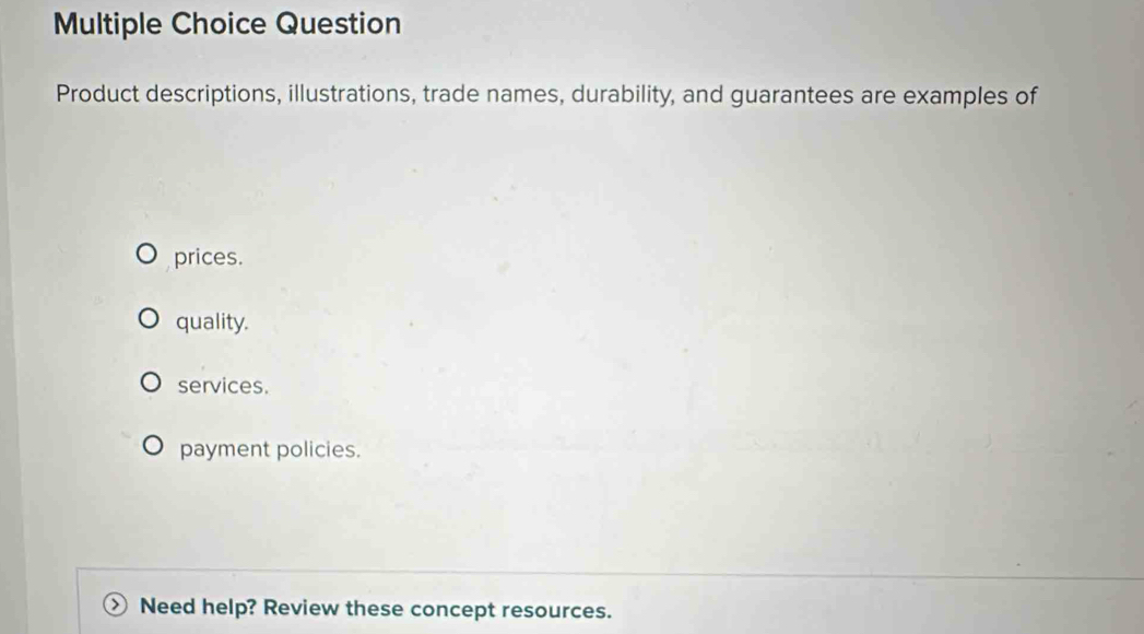 Solved: Question Product descriptions, illustrations, trade names ...