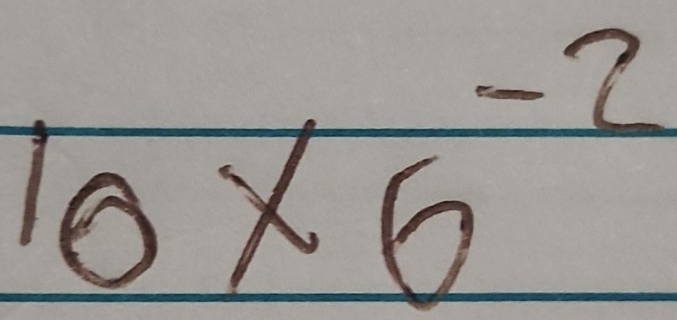 Solved: 10* 6^(-2) [Math]