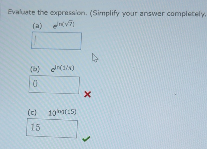 Solved: Evaluate the expression. (Simplify your answer completely. (a ...