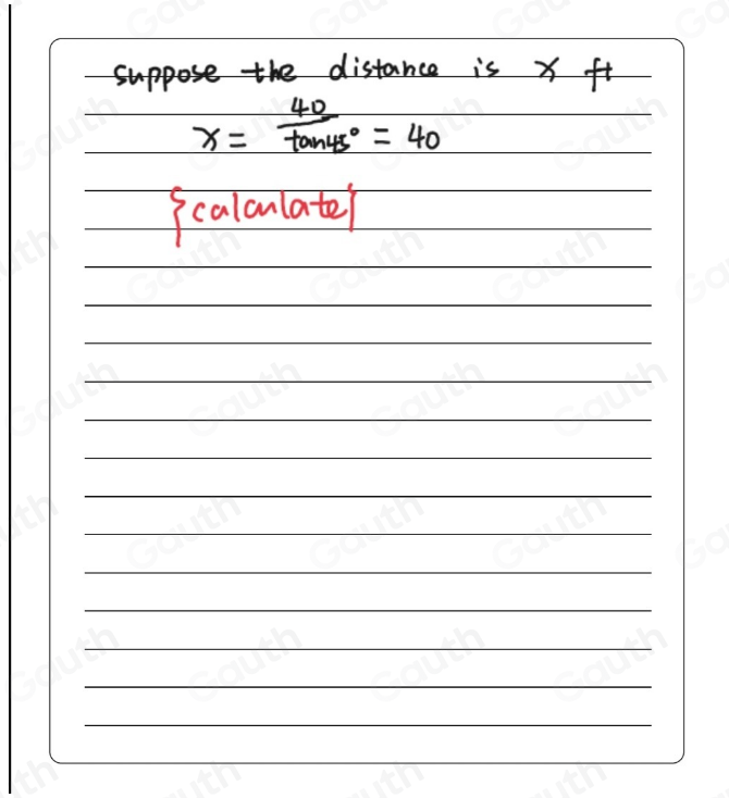 Solved: A 40-foot pole will be anchored to the ground with a guy-wire ...