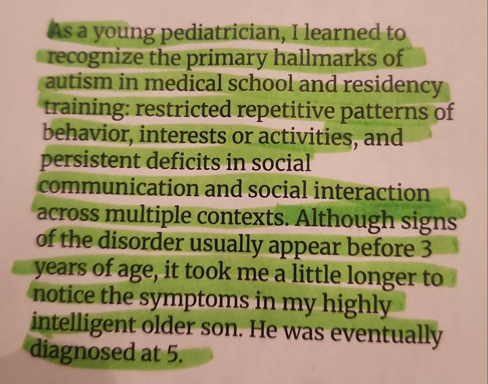 Solved: As a young pediatrician, I learned to recognize the primary ...