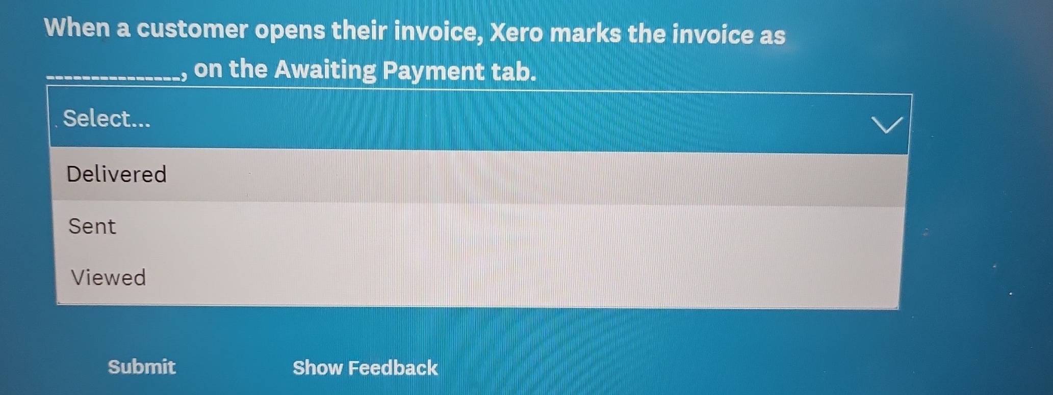 Solved: When a customer opens their invoice, Xero marks the invoice as ...