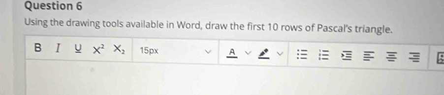 Solved: Using the drawing tools available in Word, draw the first 10 ...
