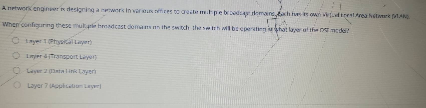 Solved: A network engineer is designing a network in various offices to ...