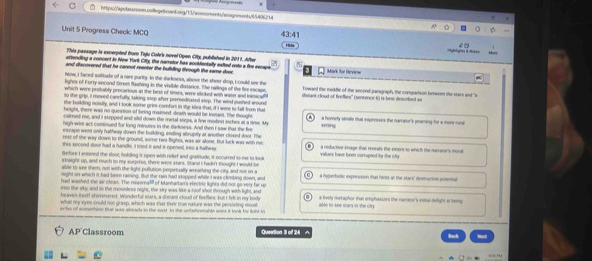 Solved: + https://apclassroom.collegeboard.org/13/assessments ...