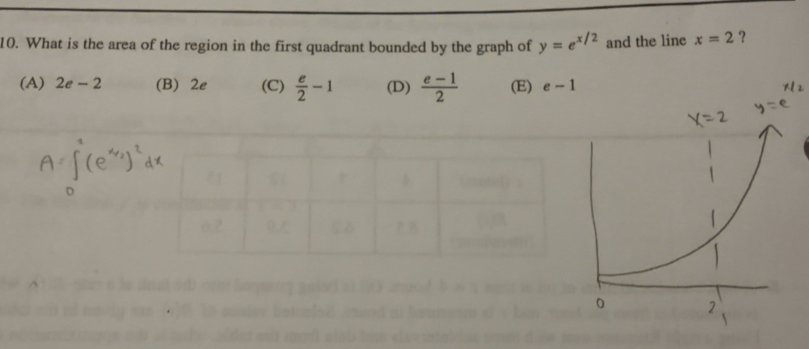 Solved: What is the area of the region in the first quadrant bounded by ...
