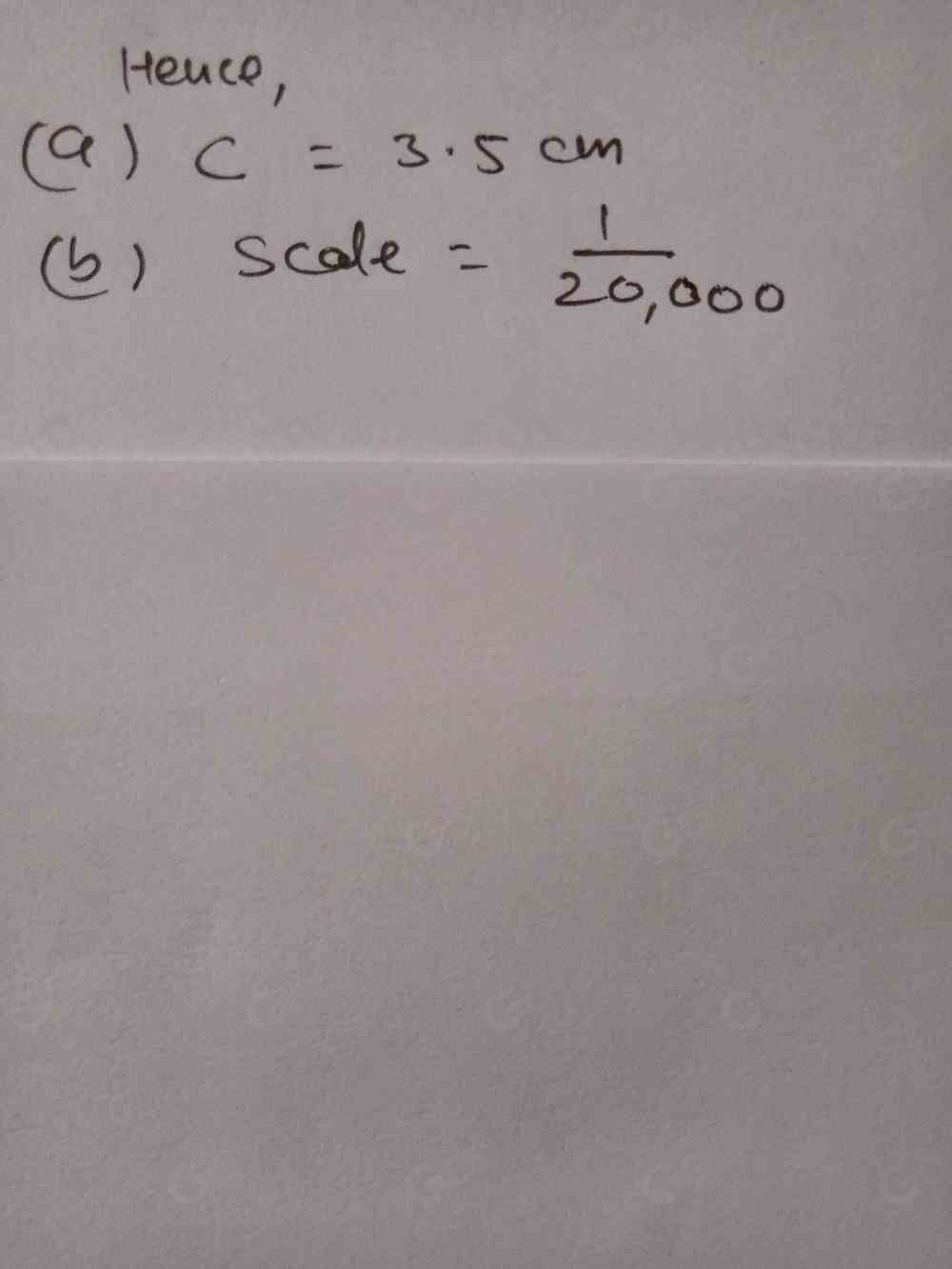 Solved: The scale diagram shows the position on a map of a house, A ...