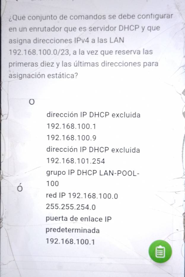 Resuelto:¿Qué conjunto de comandos se debe configurar en un enrutador ... Resuelto:¿Qué conjunto de comandos se debe configurar en un enrutador ...