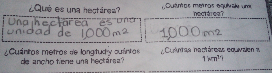 Resuelto:¿Qué es una hectárea? ¿Cuántos metros equivale una hectárea ...