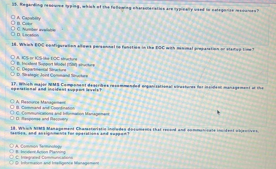Solved: Regarding resource typing, which of the following ...
