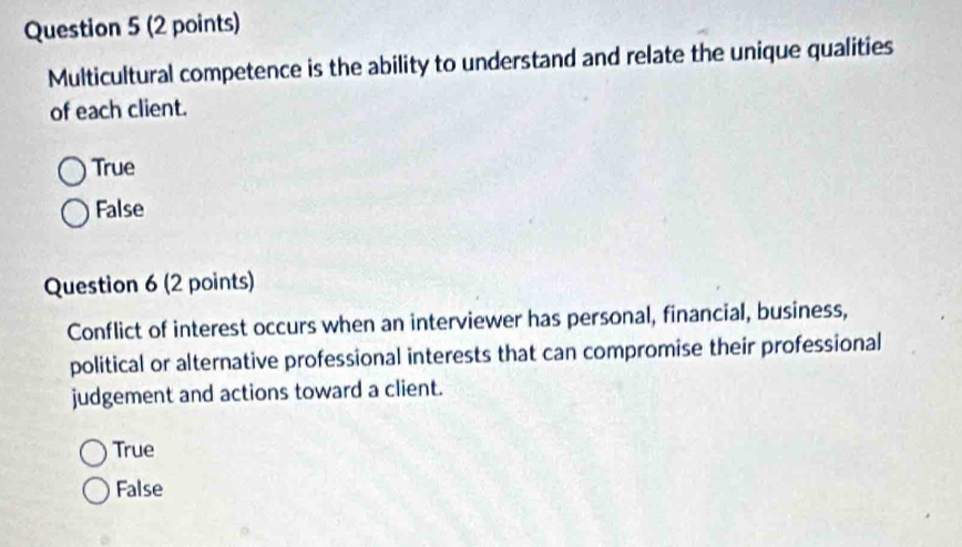 Solved: Multicultural competence is the ability to understand and ...