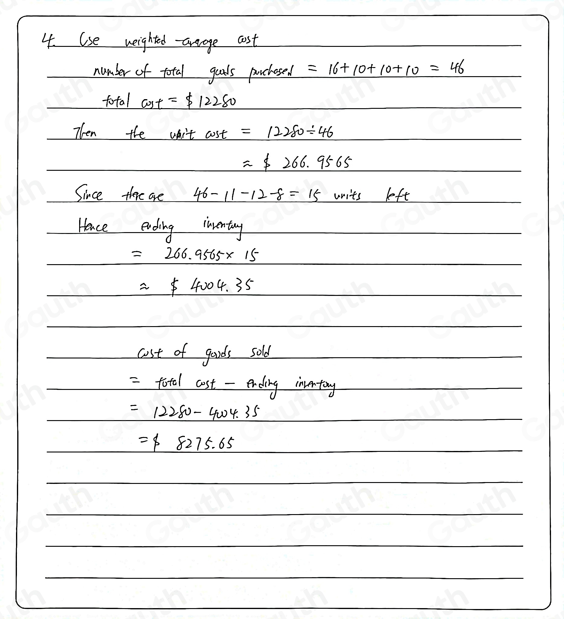 Solved: Problem 6-1B (Algo) Calculate ending inventory and cost of goods sold for four inventory ...