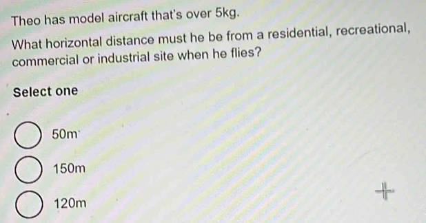 Solved: Theo has model aircraft that's over 5kg. What horizontal ...