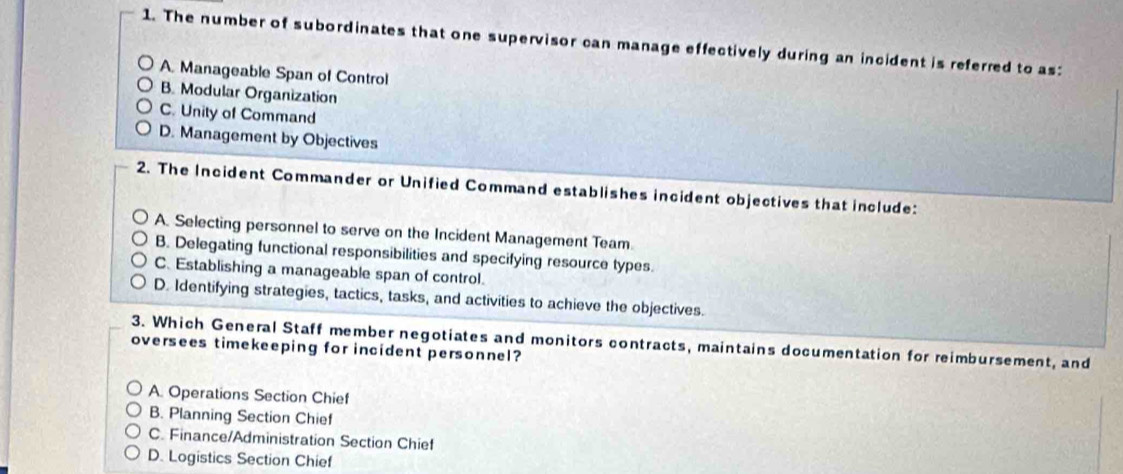 Solved: The number of subordinates that one supervisor can manage ...