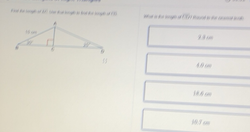 Solved: Finst the Length of AF. Use that length to find the Length of ...